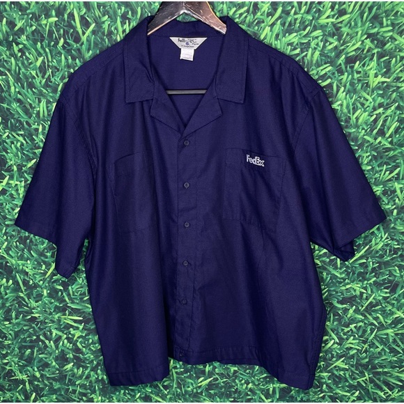 FedEx | Shirts | Fedex Stan Herman Mens Xxl Employee Button Front Short ...